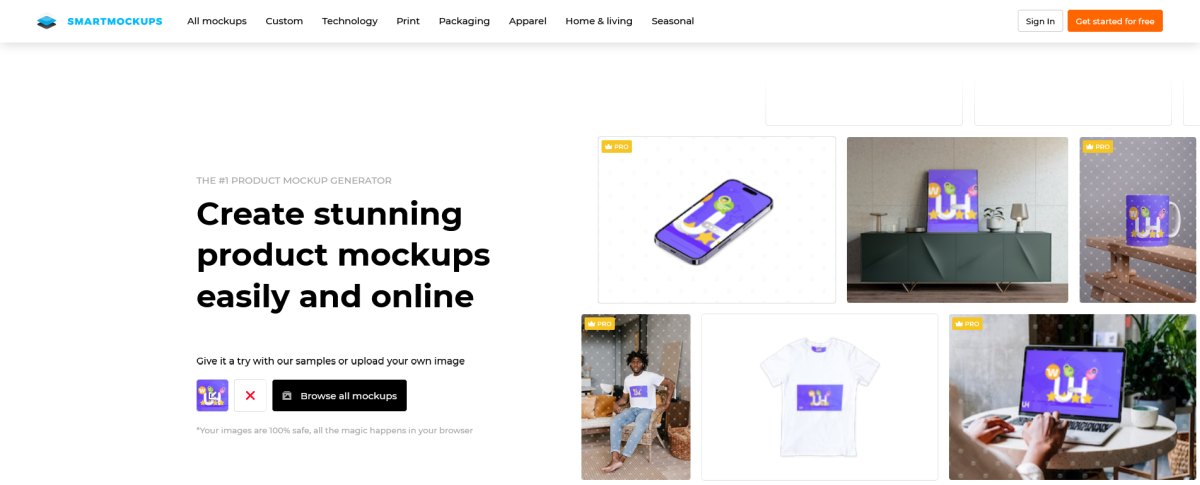 Visualization of Your Product - Free Mockup Tools