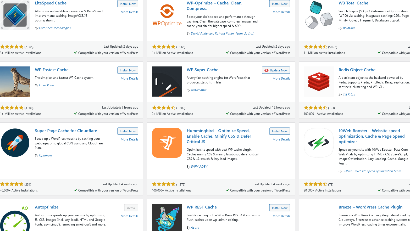 Top 5 Most Popular Caching Plugins for WordPress | UltaHost Blog