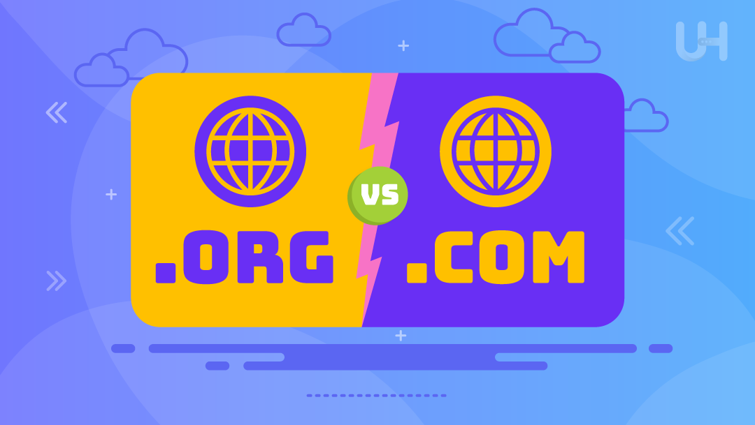 .ORG vs .COM: What's The Difference? | UltaHost Blog
