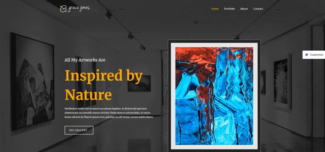 5 Best WordPress Themes for Artists | UltaHost Blog