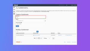 How to Setup a Subdomain Using cPanel | Ultahost Knowledge Base