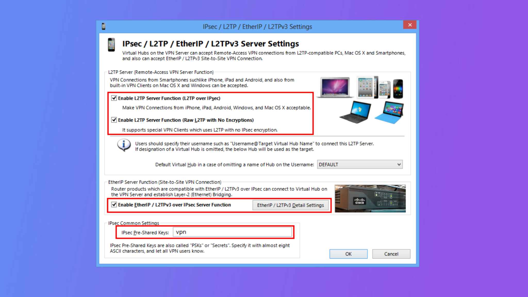 Setting Up OpenVPN, L2TP/IPSec & SSTP VPN Using SoftEther | Ultahost Knowledge Base