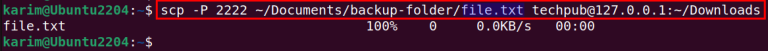 Copying Files from Local to Remote Server with SCP on Ubuntu 22.04