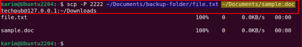 Copying Files from Local to Remote Server with SCP on Ubuntu 22.04