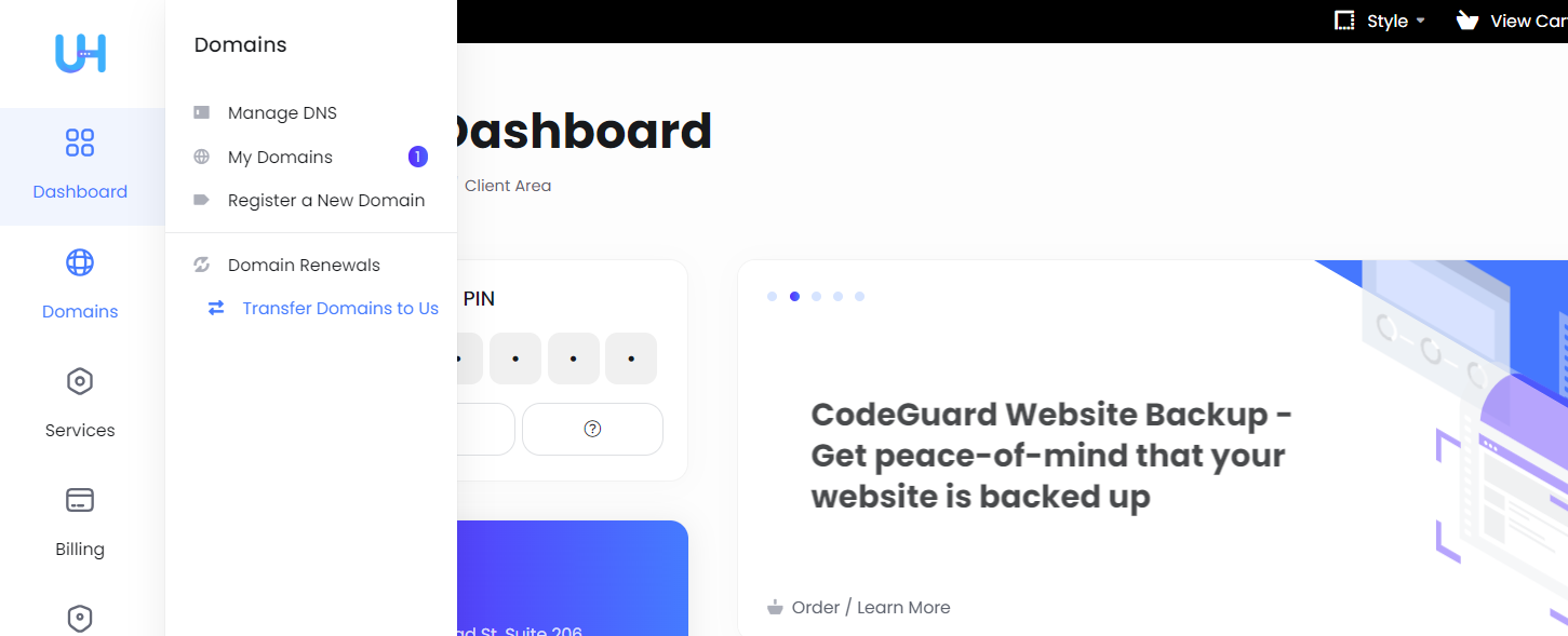 Transfer a domain from another provider to Ultahost | Ultahost ...
