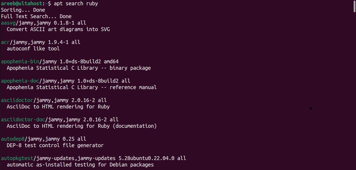 How To Install Ruby On Ubuntu Ultahost Knowledge Base