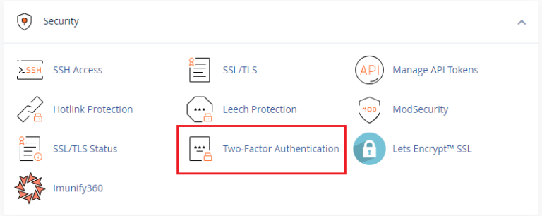 How to Enable Two Factor Authentication in cPanel | Ultahost Knowledge Base