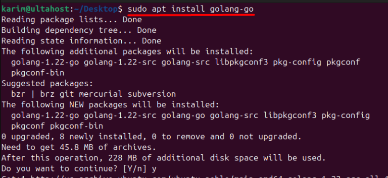 How to Install Go on Ubuntu 22.04 | Ultahost Knowledge Base
