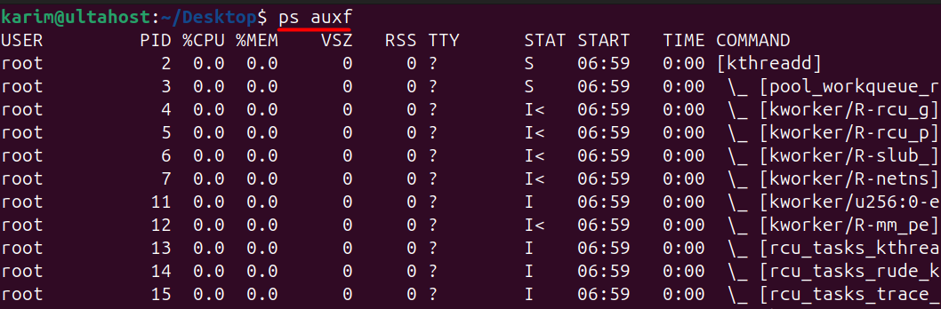 Mastering Process Management with Linux ps aux Command | Ultahost Knowledge Base