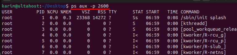 Mastering Process Management with Linux ps aux Command | Ultahost ...