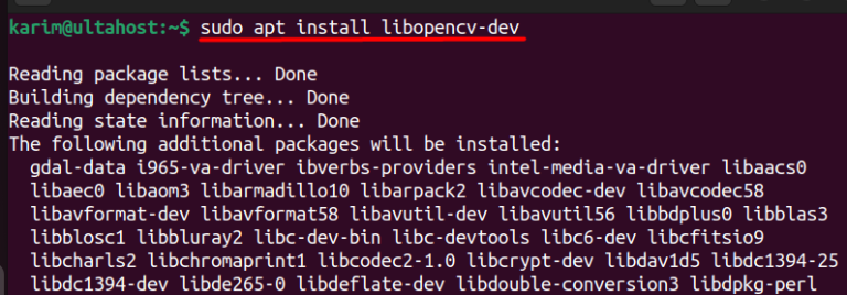 How to Install OpenCV on Ubuntu | Ultahost Knowledge Base