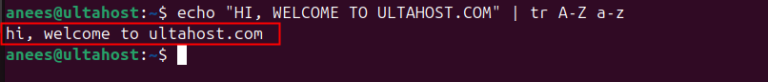 Exploring the Linux tr Command | Ultahost Knowledge Base