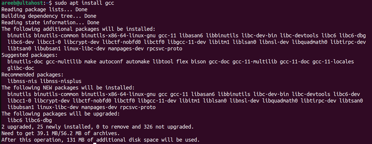 How to Install GCC Compiler on Linux | Ultahost Knowledge Base