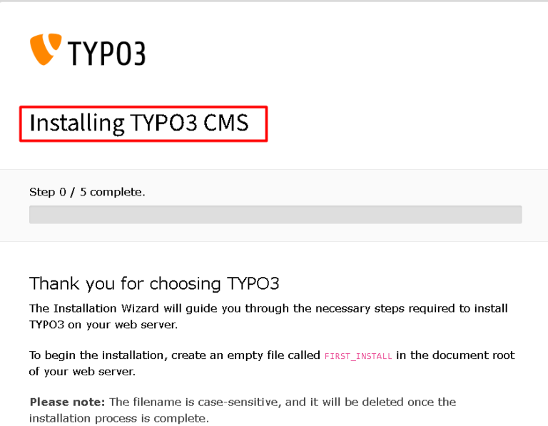 How to Install TYPO3 on Windows 10 | Ultahost Knowledge Base