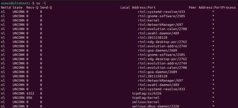 How To Use Linux Ss Socket Statistics Command Ultahost Knowledge Base