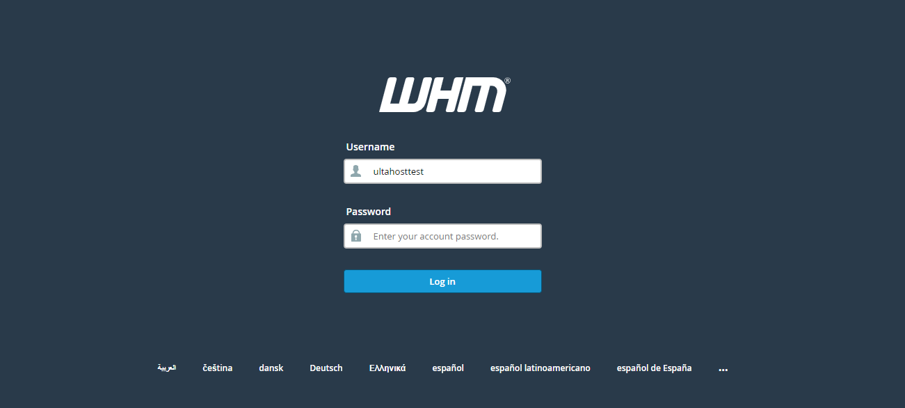 How to modify a cPanel account in WHM | Ultahost Knowledge Base