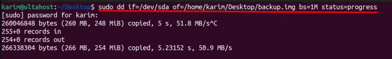 How to Use DD Show Progress Command in Linux | Ultahost Knowledge Base