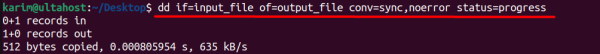 How to Use DD Show Progress Command in Linux | Ultahost Knowledge Base