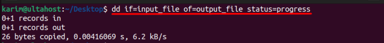 How to Use DD Show Progress Command in Linux | Ultahost Knowledge Base