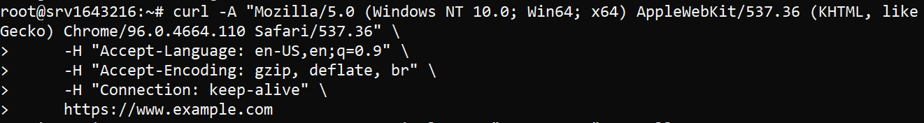 How to Set or Change User Agent with curl | Ultahost Knowledge Base