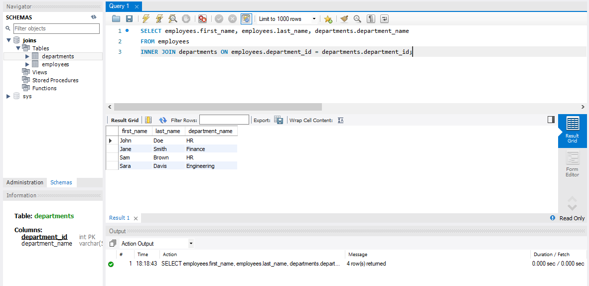 How To Use MySQL JOINS with Examples | Ultahost Knowledge Base
