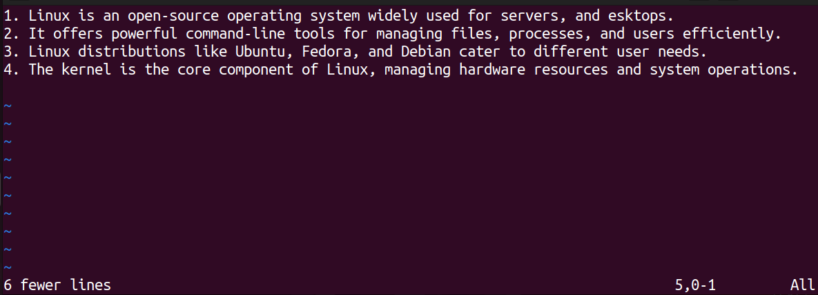 How To Delete Lines In Vim And Vi Ultahost Knowledge Base