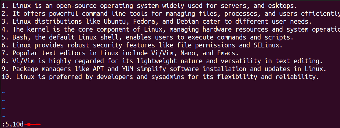 How to Delete Lines in Vim and Vi | Ultahost Knowledge Base